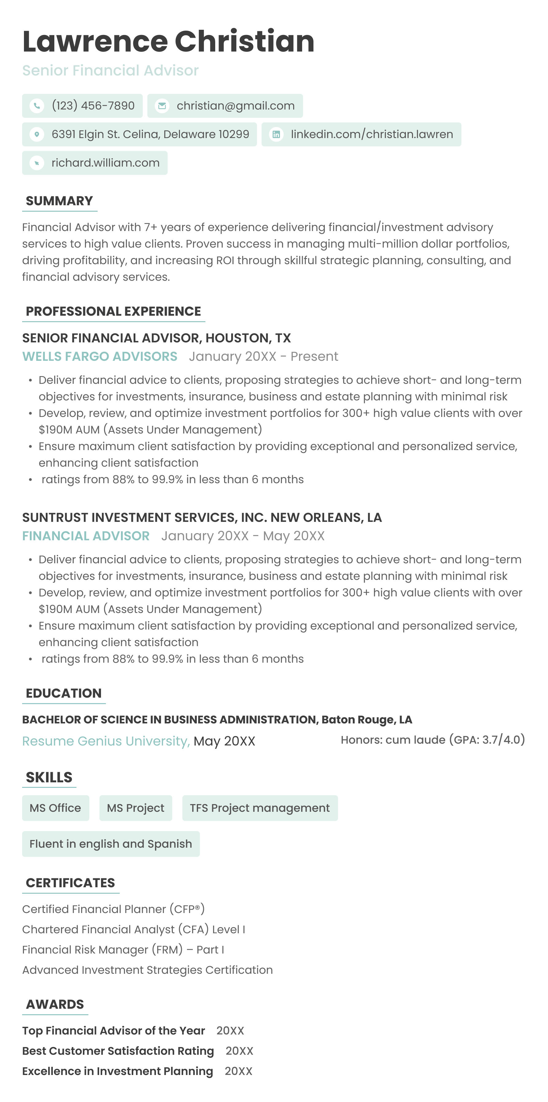 US Resume Guide 2025 (Format, Tips & Best Examples) - avua